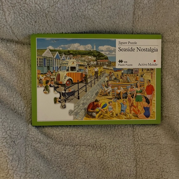 active minds | Games | Seaside Nostalgia Puzzle | Poshmark